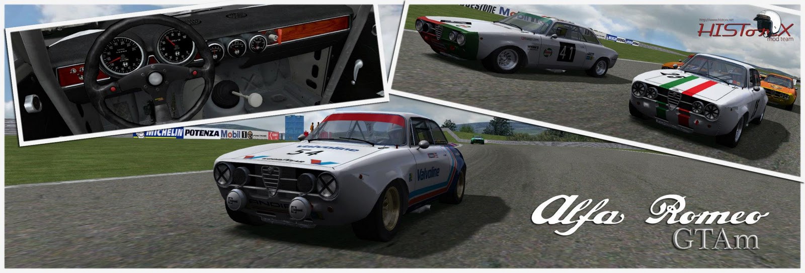 rFactor Mods Historic & Touring Cars 2.0 Alfa Romeo GTAm W.I.P