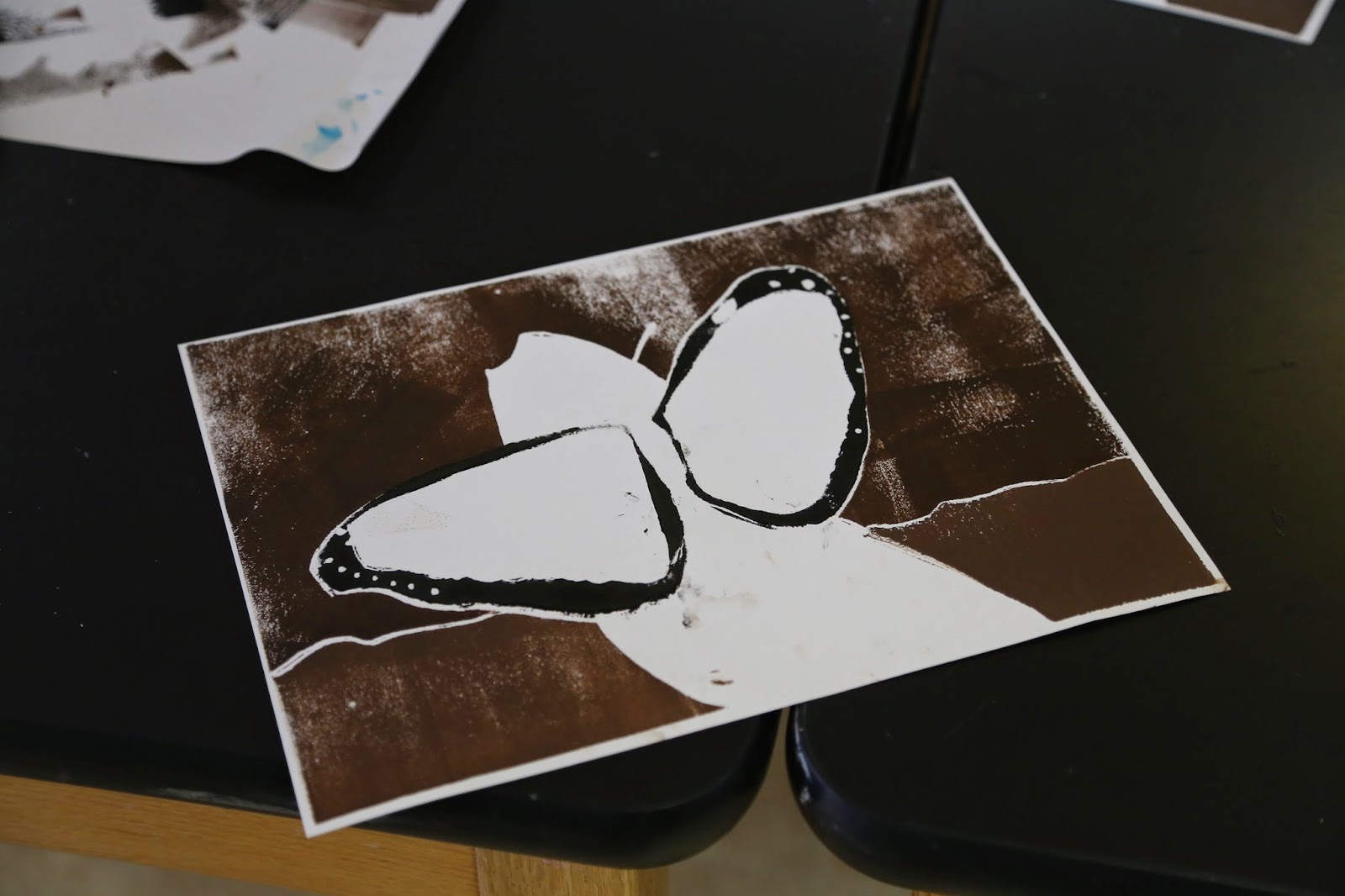 Grauer Art: Foam printmaking, 8th Grade Art