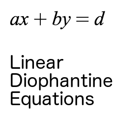 Solving Linear Diophantine Equations for all integer solutions Using Python