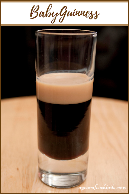 Baby Guinness - A Year of Cocktails