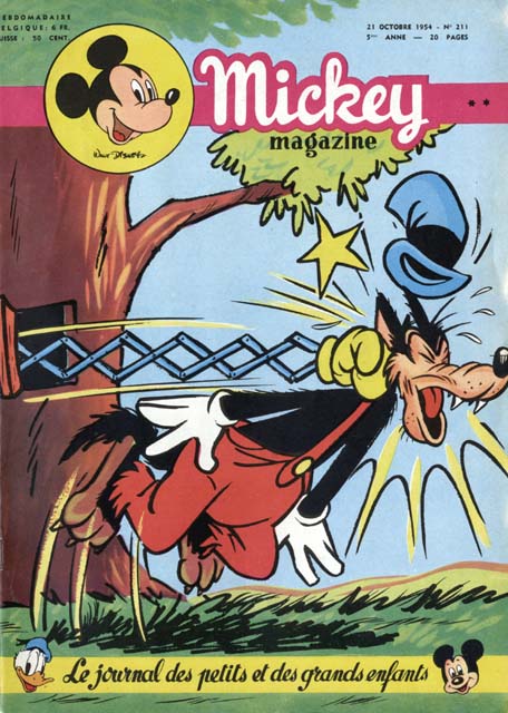 Vintage Disney Alice in Wonderland: Mickey Magazine #211 from Belgium ...