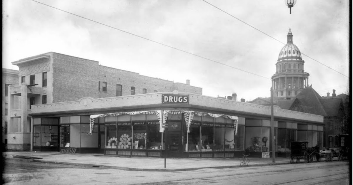 Colfax Avenue: Colfax and Logan Street, 1917