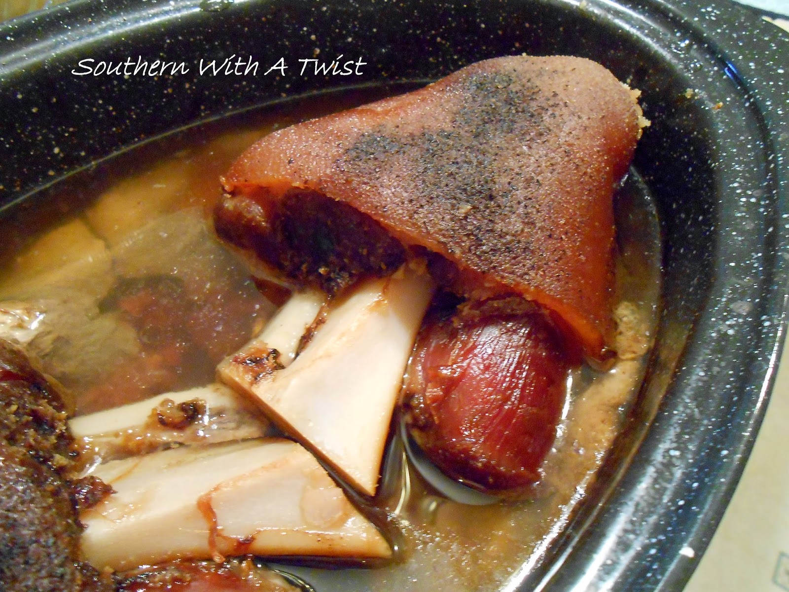 Southern With A Twist: Braised Shanks in the oven