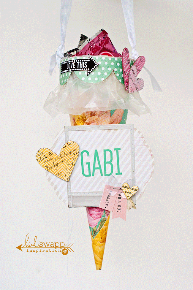 Valentine's Day Paper Candy Cones | Midwestern Girl
