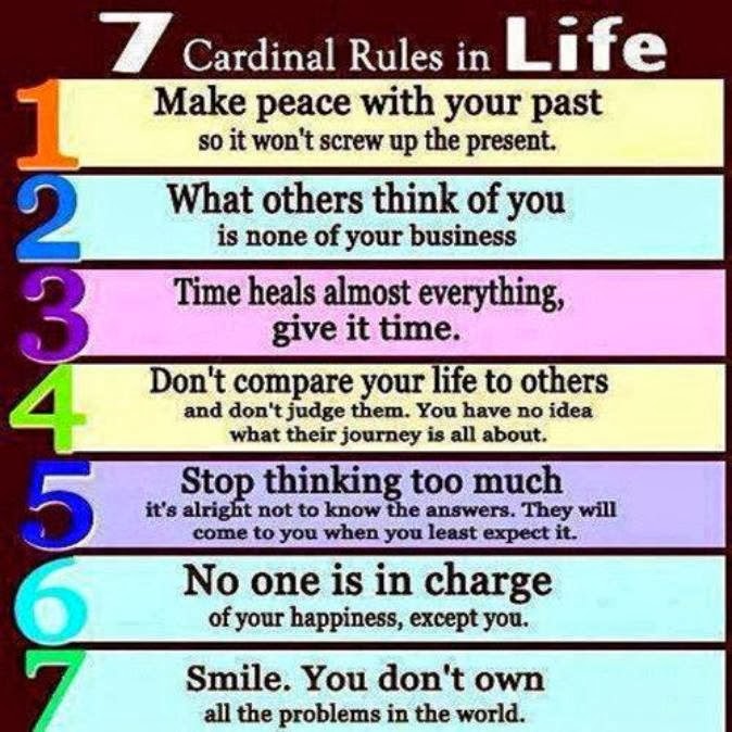 Living Stone Faith: 7 Cardinal Rules in Life