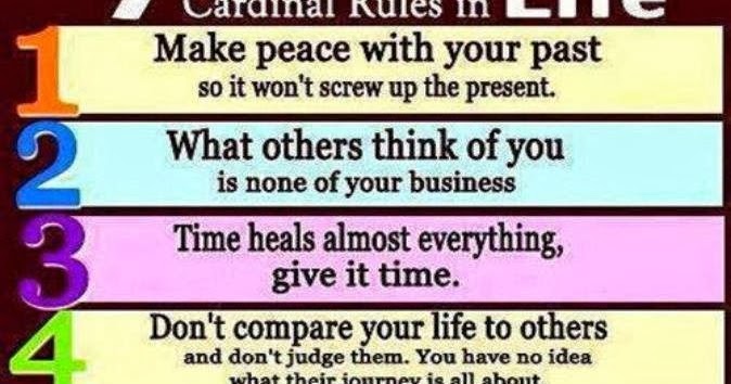 Living Stone Faith: 7 Cardinal Rules in Life