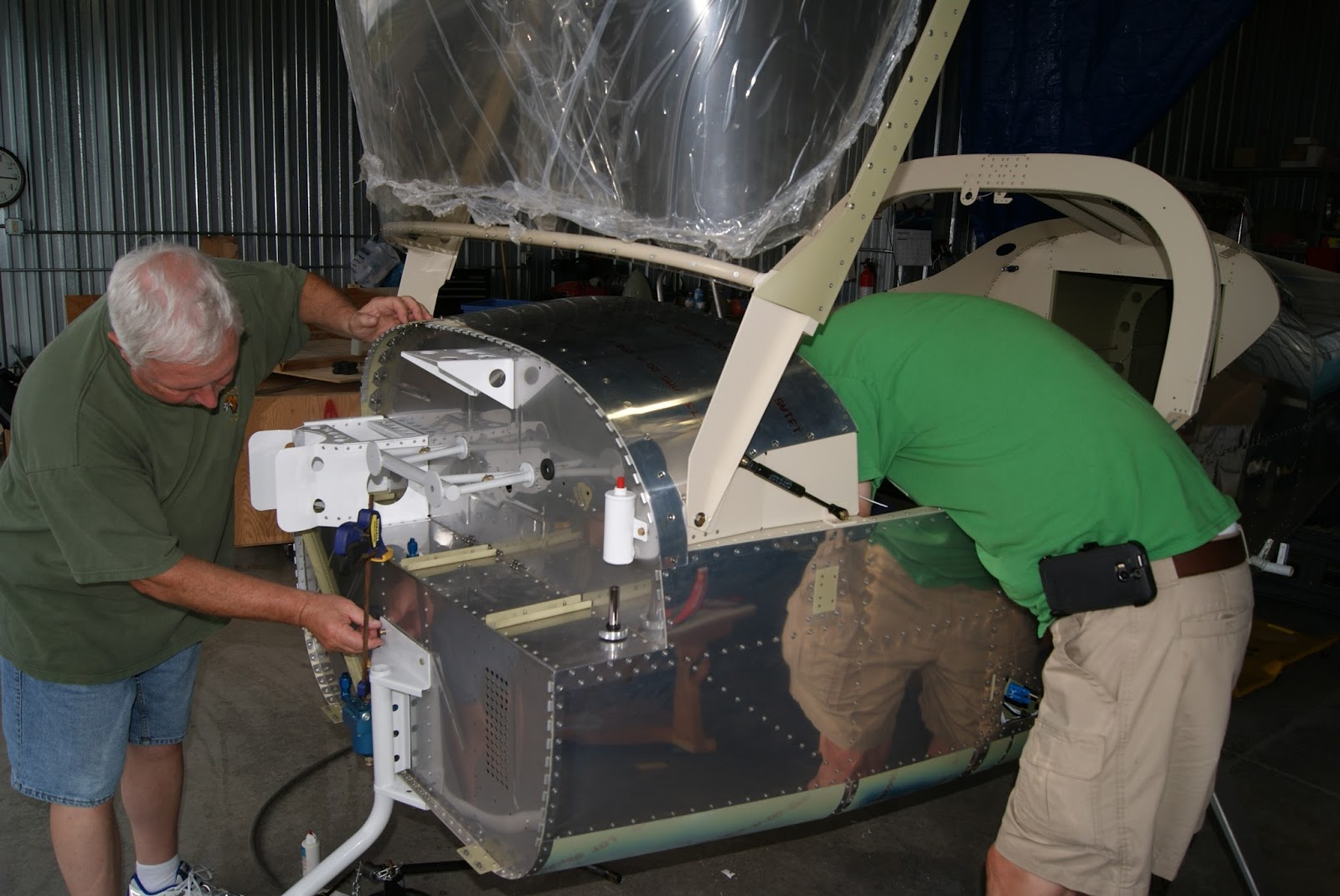 DOG Aviation John's RV-12 Blog: Temporary Ballast Added To Nose Gear