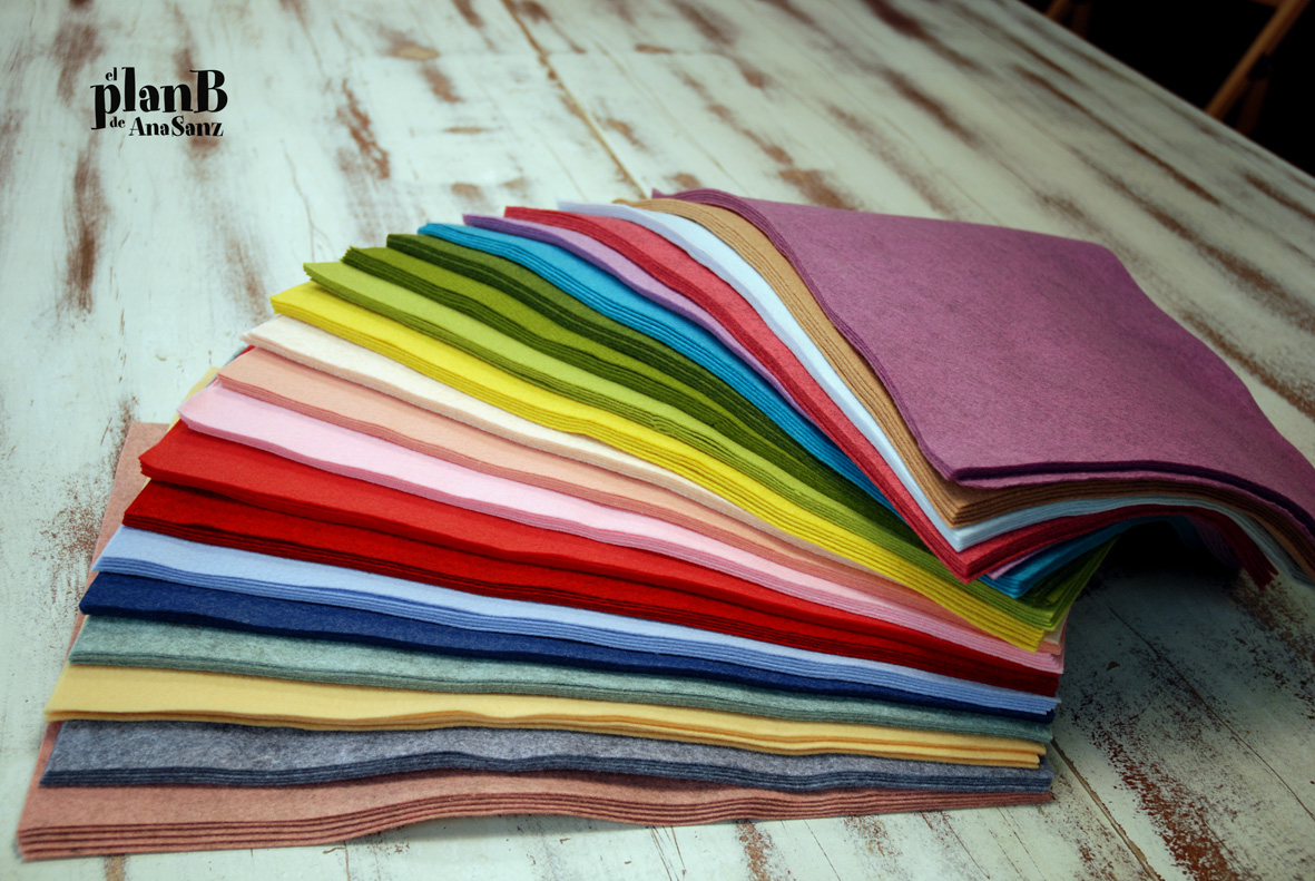 Bocinets d'encís: Nuevos colores de fieltro!