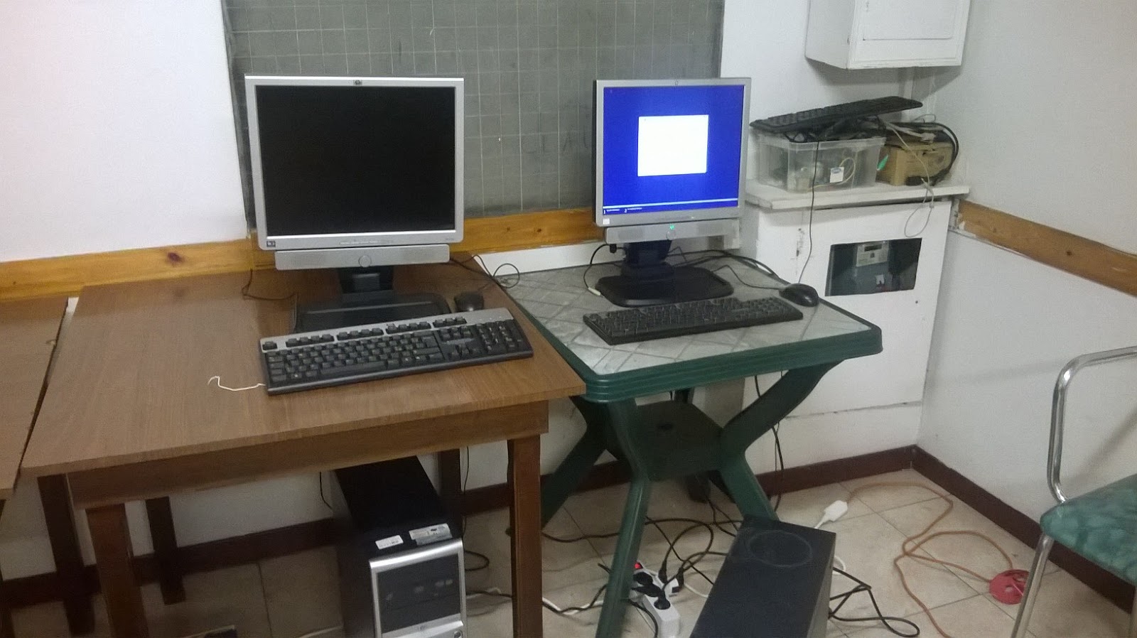 Settecamini: Sala Computer al centro anziani Fidene