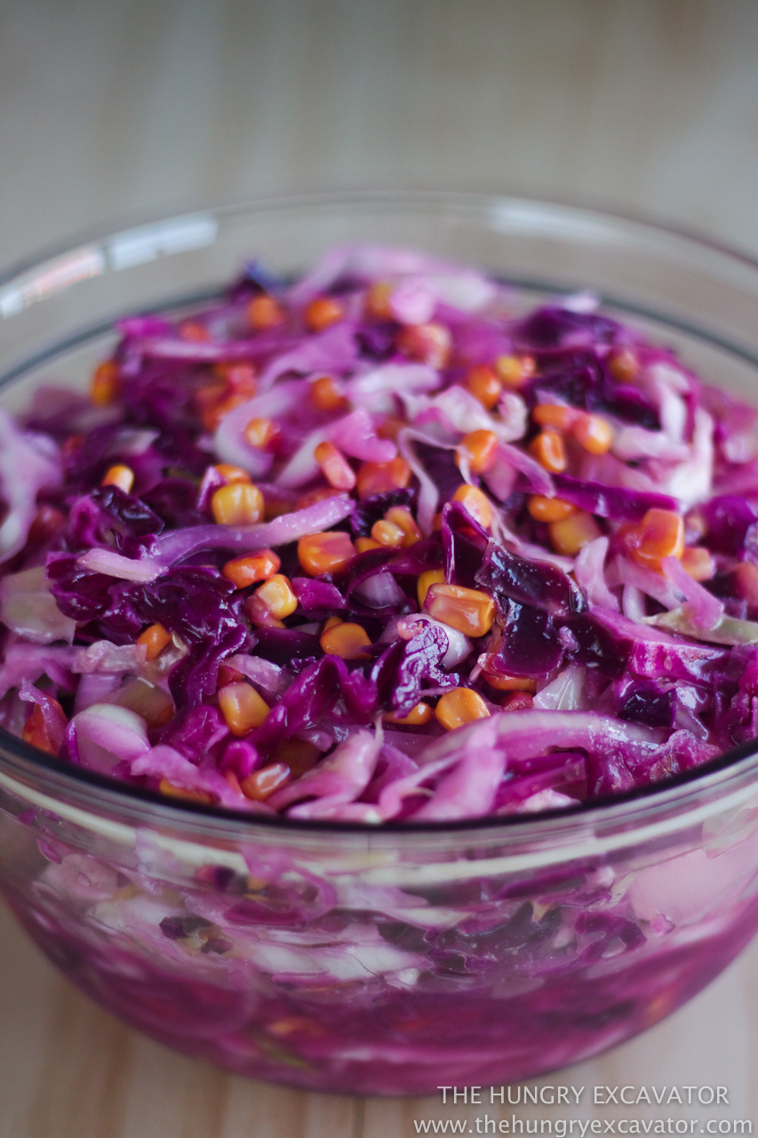 The Hungry Excavator: American BBQ Ribs and Marinated Coleslaw Recipe