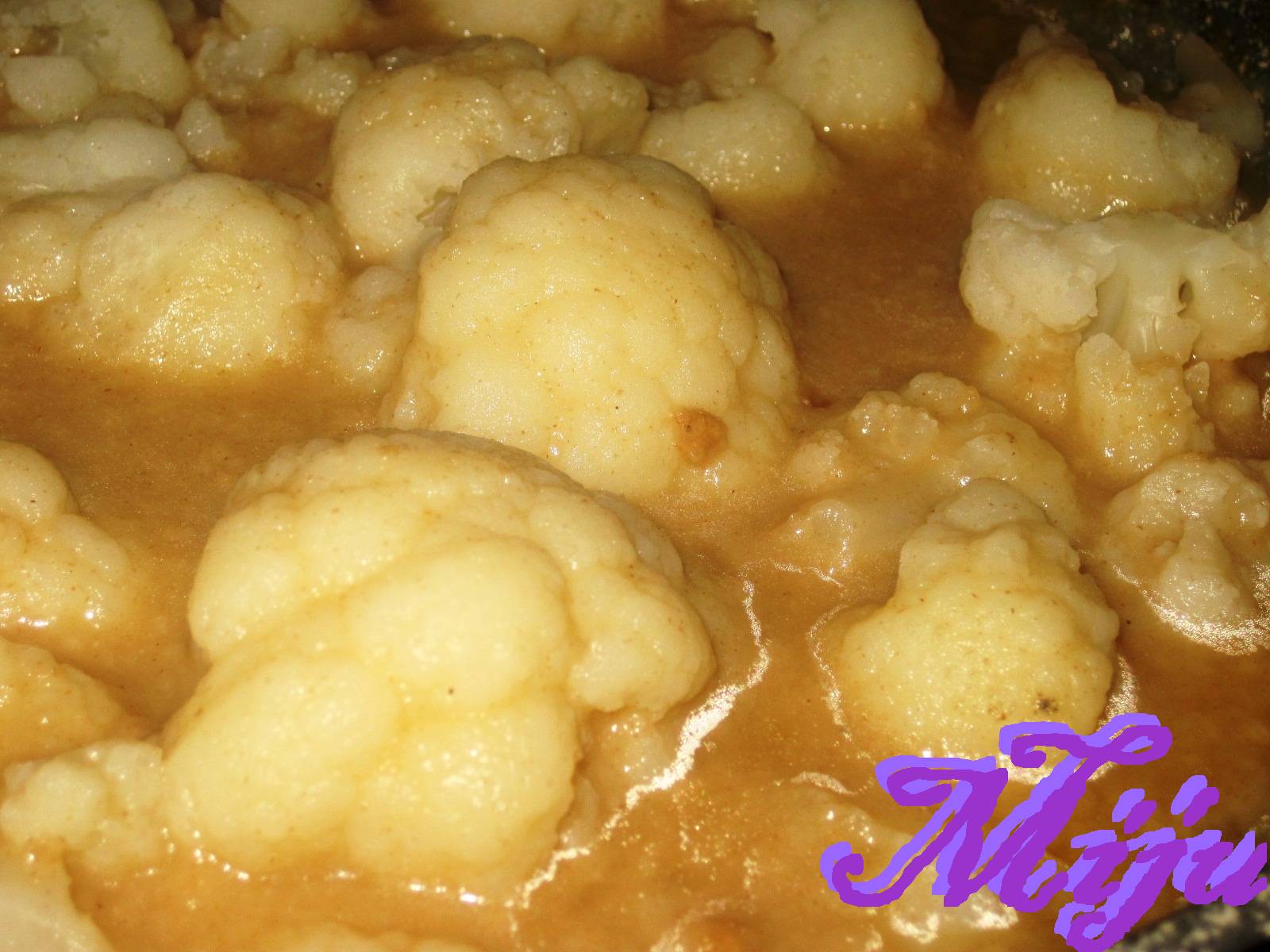 EL BOCADO DE LA HUERTA: COLIFLOR A LA BELUTE DE SALSA DE SOJA