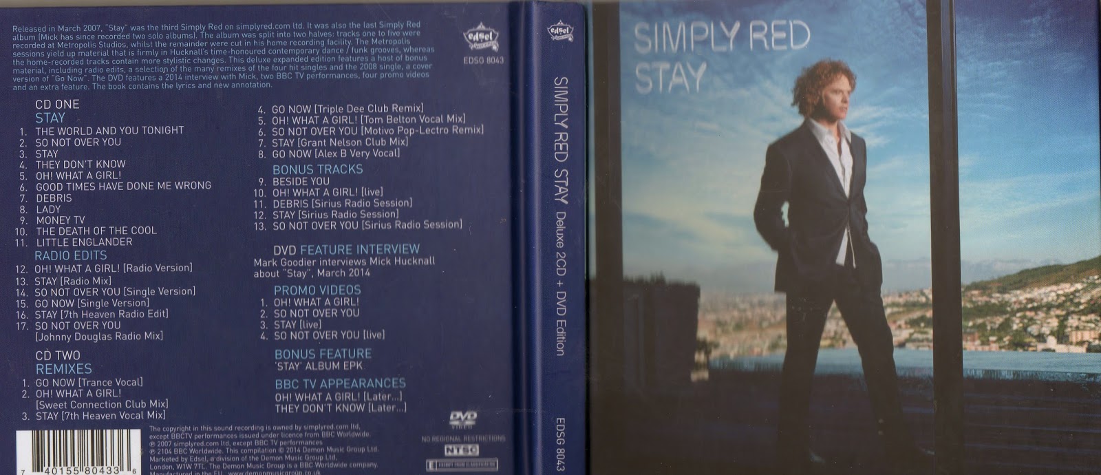MUSICOLLECTION: SIMPLY RED - Stay (Deluxe Edition) 2005 - 2014