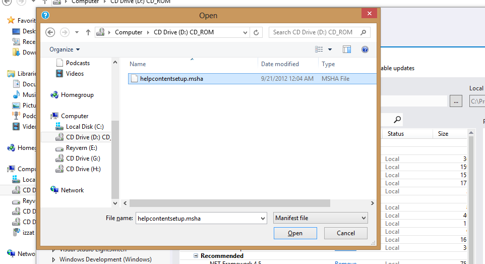 The Brains Feed: Install Visual Studio Offline Documentation