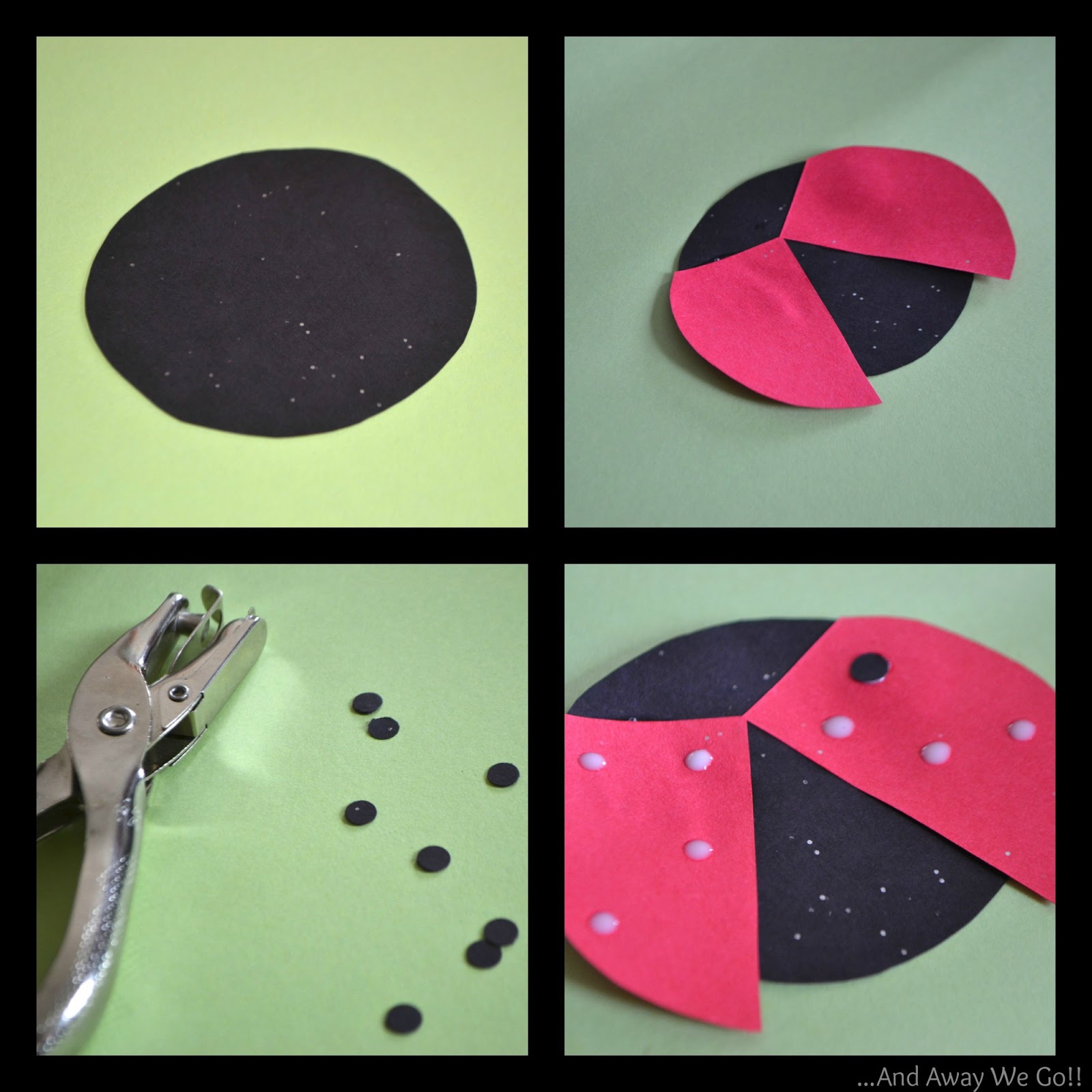 Paper Crafts: Making Spring Ladybugs | The Taylor House