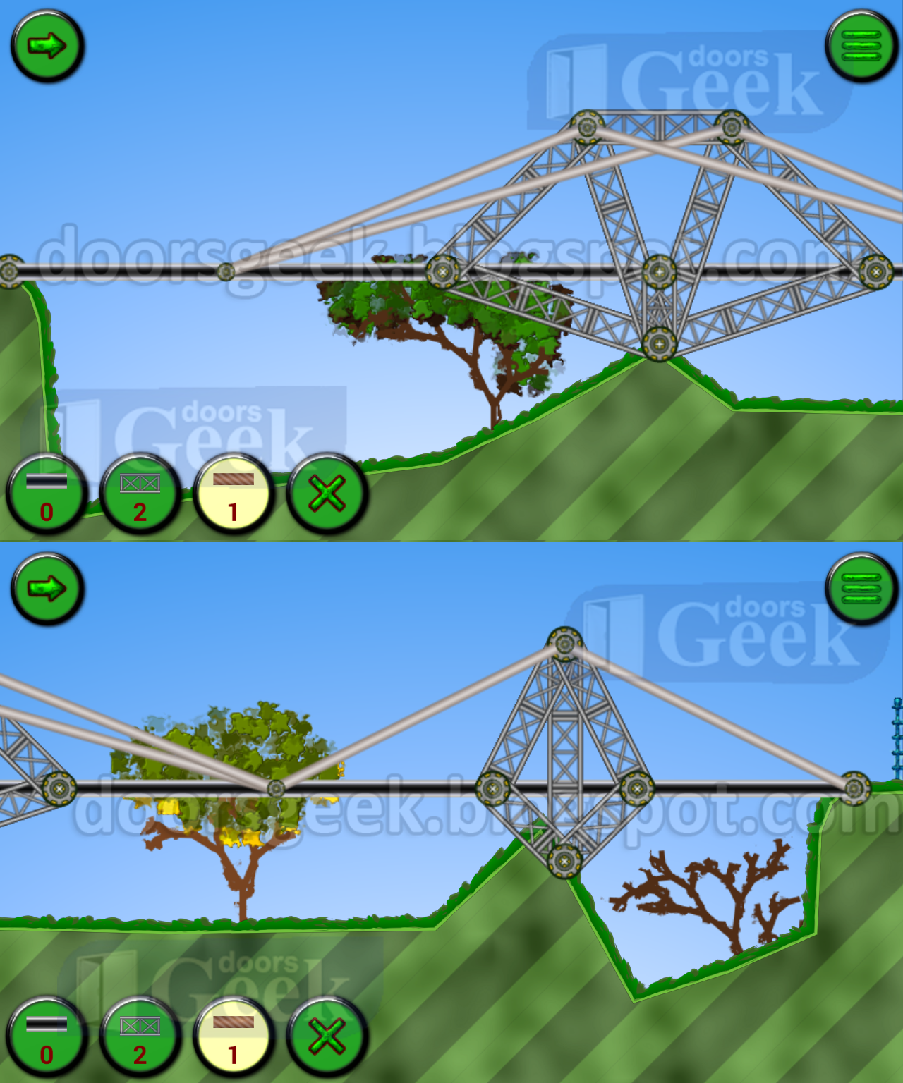 Railway bridge [Train 2] Level 32 ~ Doors Geek