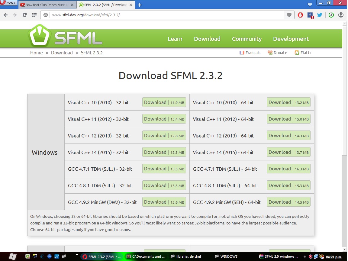 Instalar SFML C++ en Linux y Windows - Pythonistas