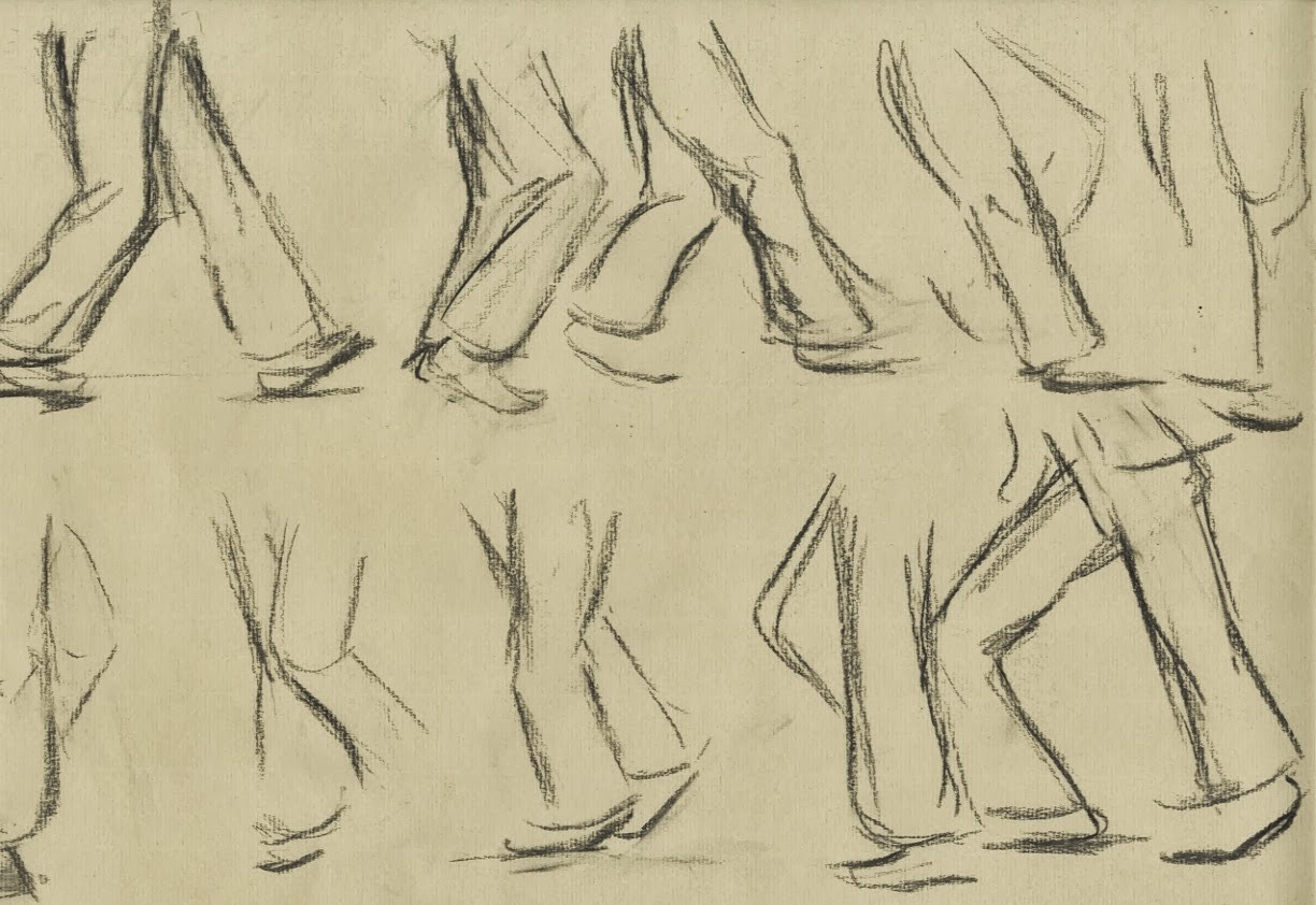 Advance Drawing: Advanced drawing Anatomy: Knees, movement and the walk ...