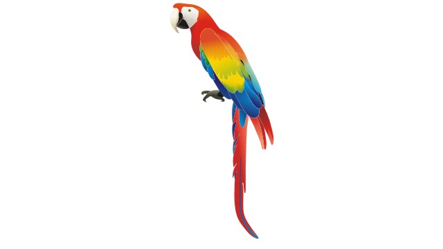 Arara vetorizada em CDR | Vetores Brasil