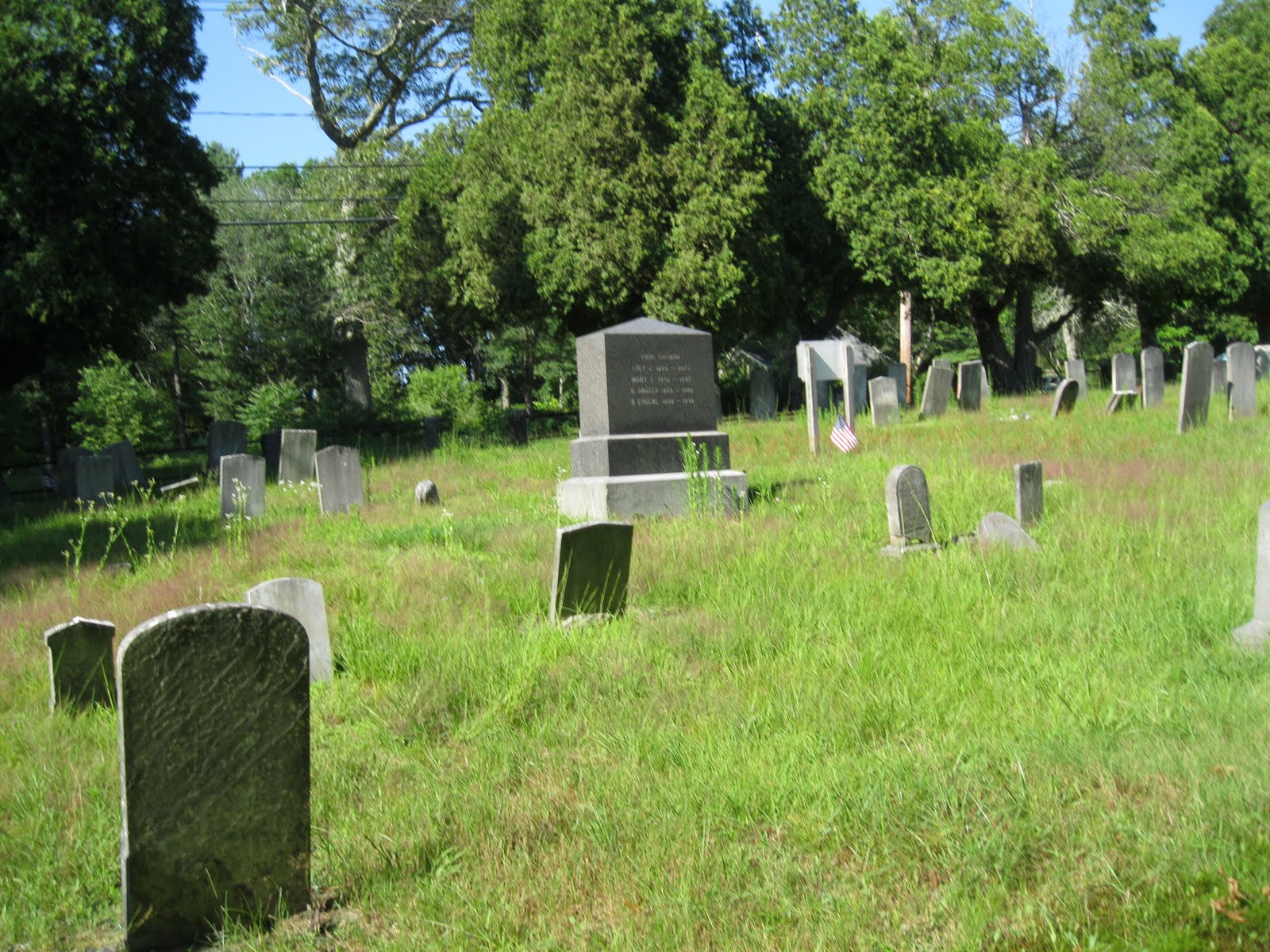 THE OLD COLONY GRAVEYARD RABBIT: HILLSIDE CEMETERY BRIDGEWATER MA