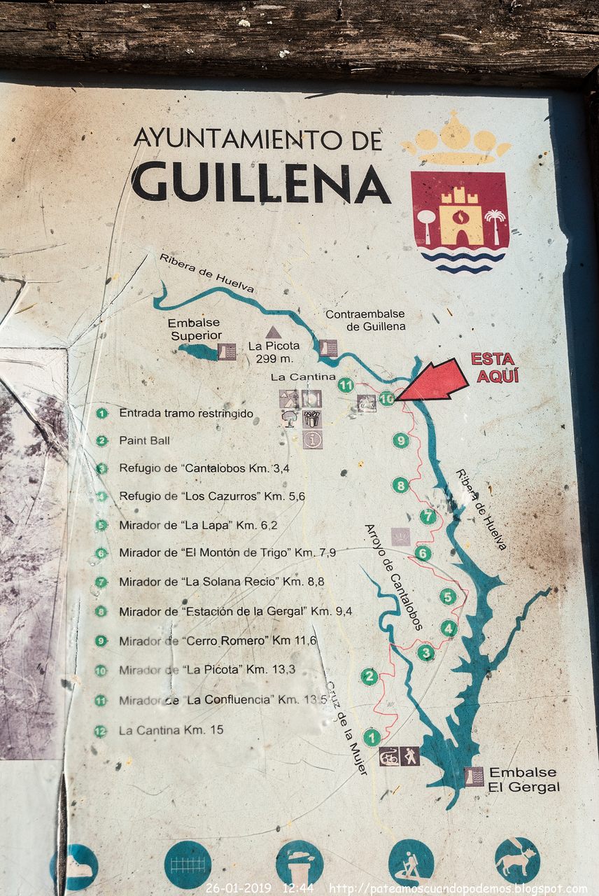 Pateamos cuando podemos: 05ª Ruta: Ruta del Agua (Guillena).