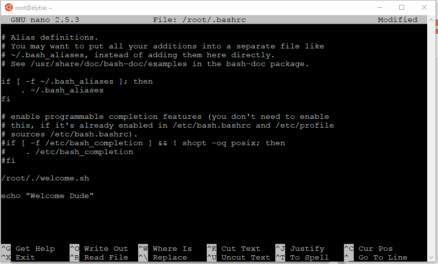 Cara Membuat Welcome Message Pada Terminal Ubuntu | Potret Pengetahuan
