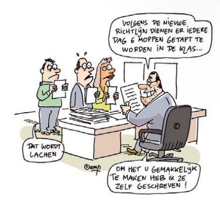 Humor in de les