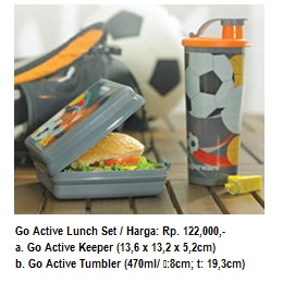 Go Active Lunch Set ~ Tupperware Bogor Tupperware Bogor
