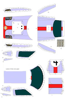 SP. Papel Modelismo: PaperCraft - Ford GT40 1964