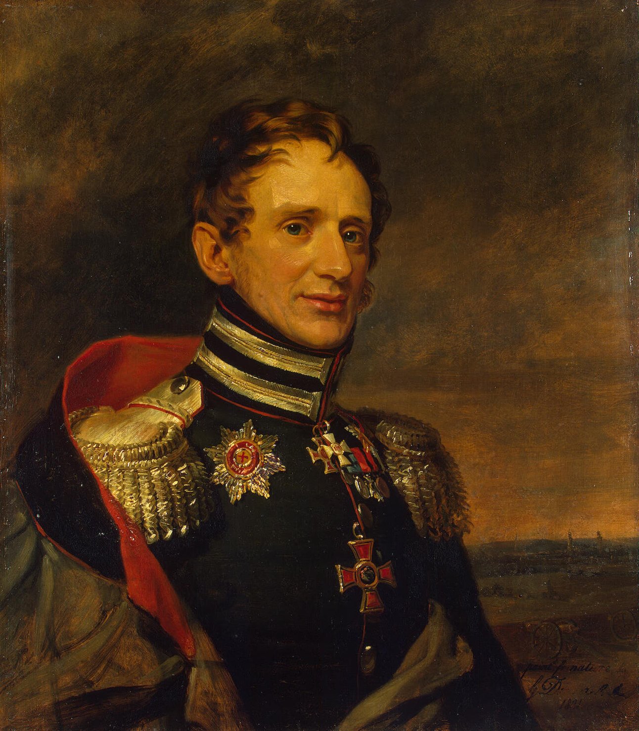 Portrait of Yegor K. Sievers - George Dawe | Endless Paintings