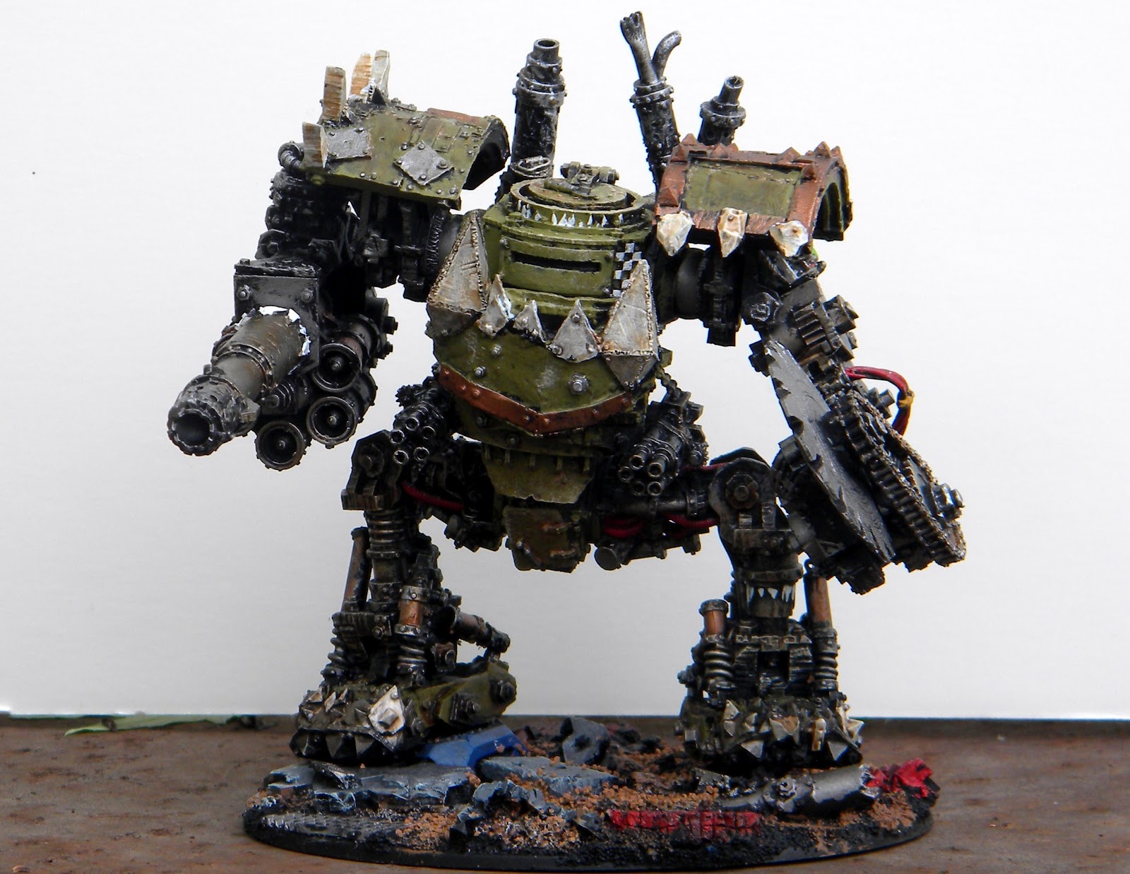 40K For the Win: WIP- Mega Deff Dread Complete