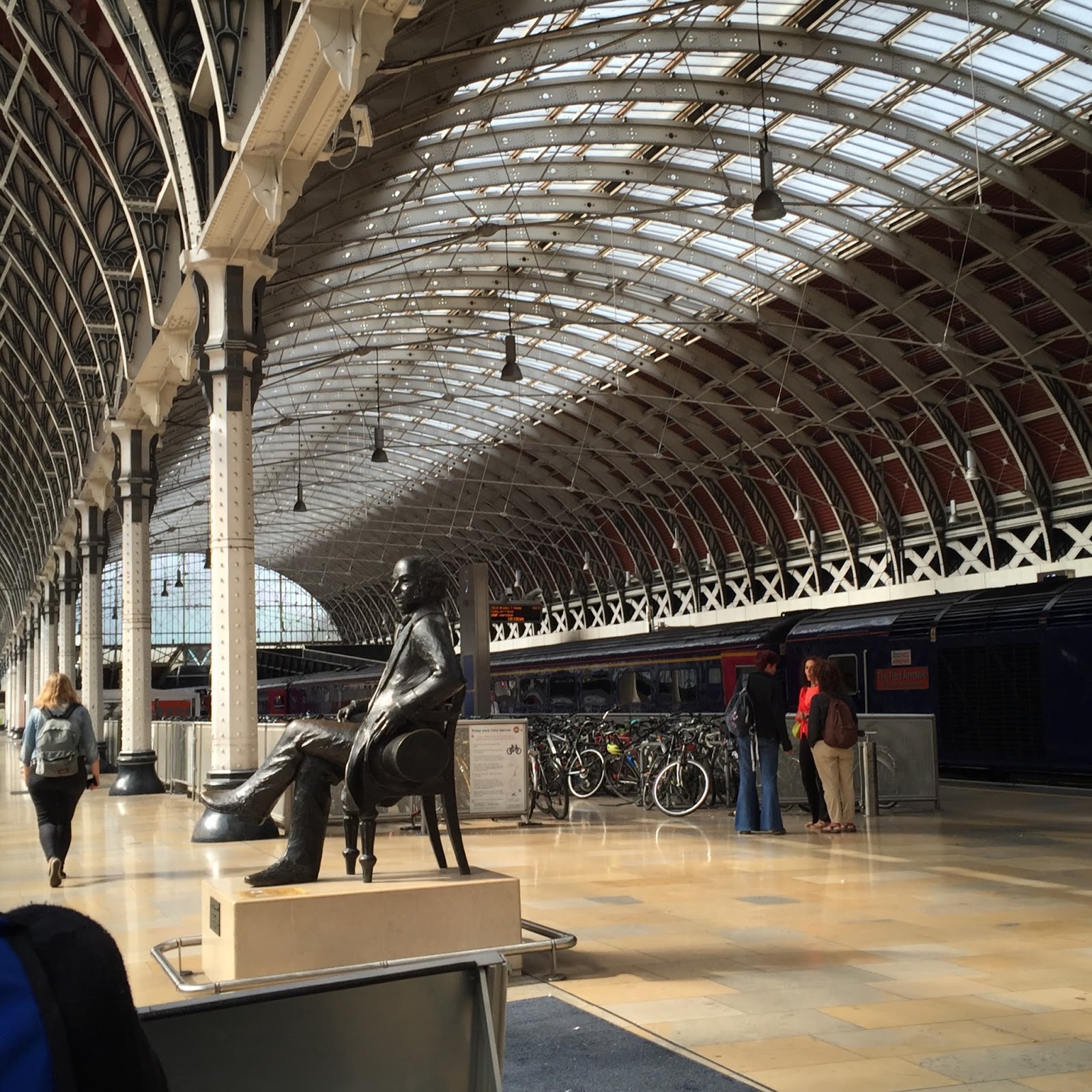 Travel with Angela Lansbury: Brunel's Statue on Paddington Station