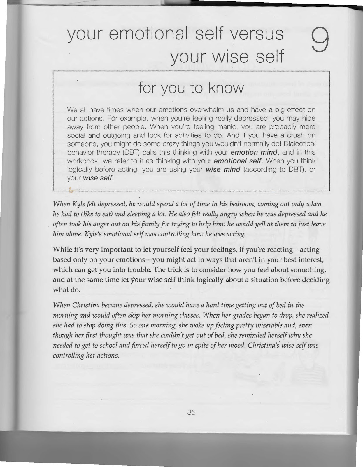 The Art of Dialectical Behavior Therapy: Emotional vs Wise Mind