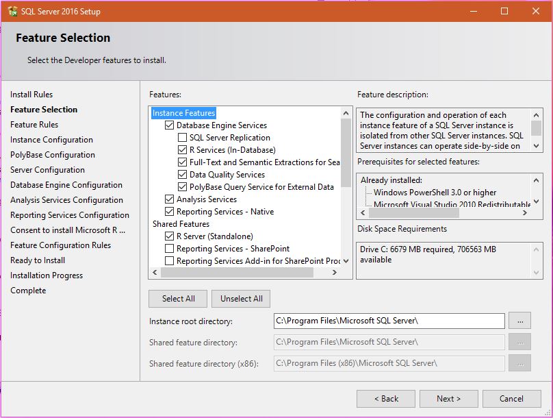 HodentekMSSS: Installing SQL Server 2016 Developer Edition