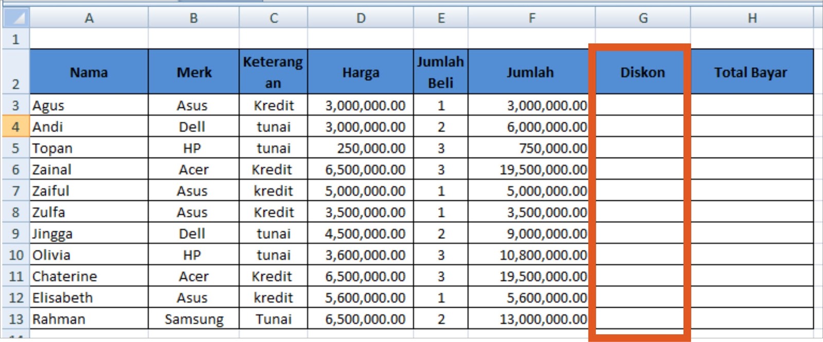 Contoh Soal Microsoft Excel 2007 Fungsi If And - systemfasr