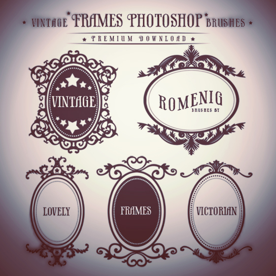 Efeito Photoshop: Beautiful Premium Vintage Frames