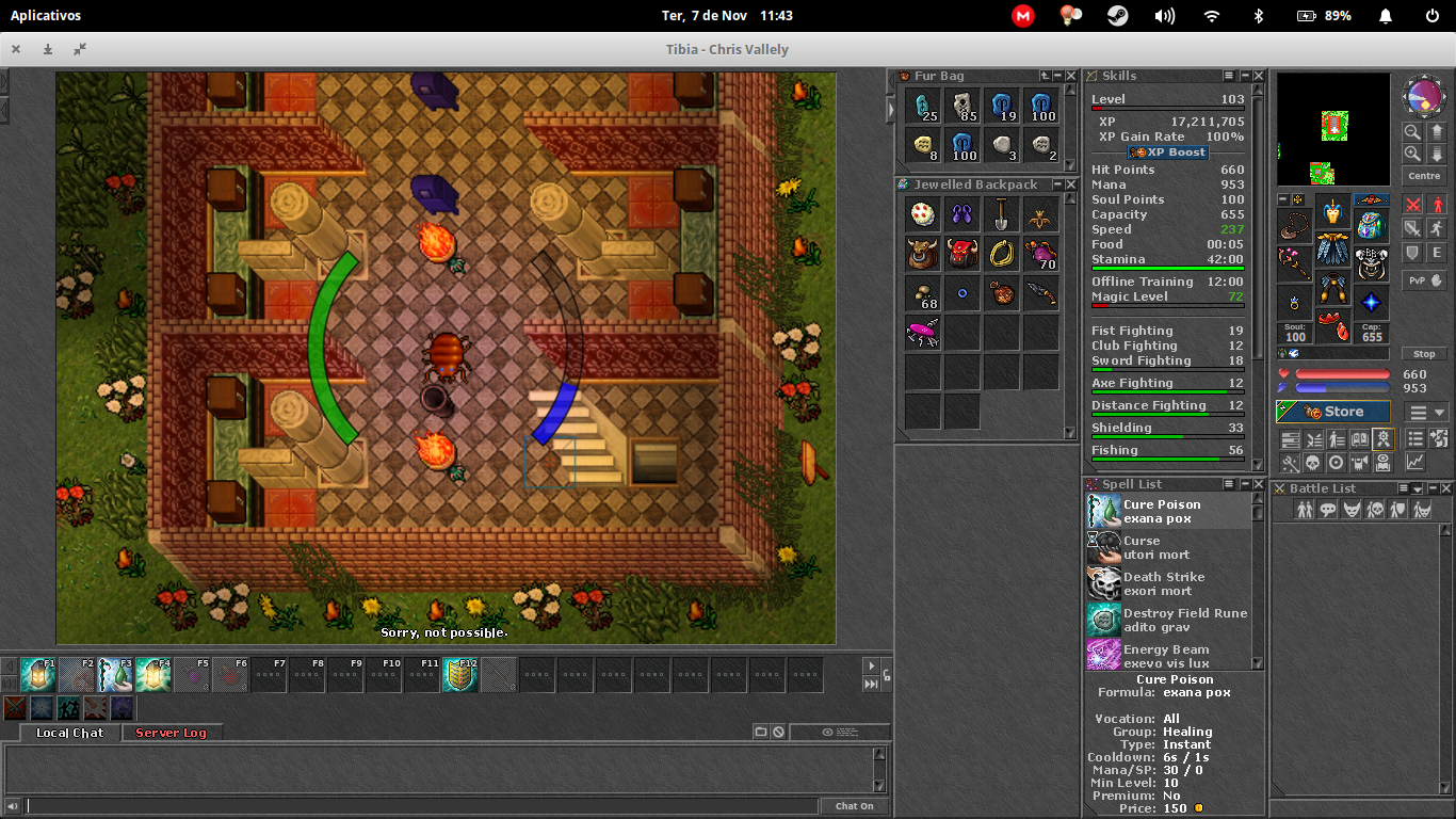 Jogos no Linux: Como instalar Tibia no elementary OS 0.4.1 Loki / Ubuntu