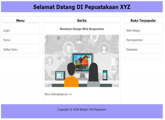 Membuat Design Web Responsive Menggunakan CSS