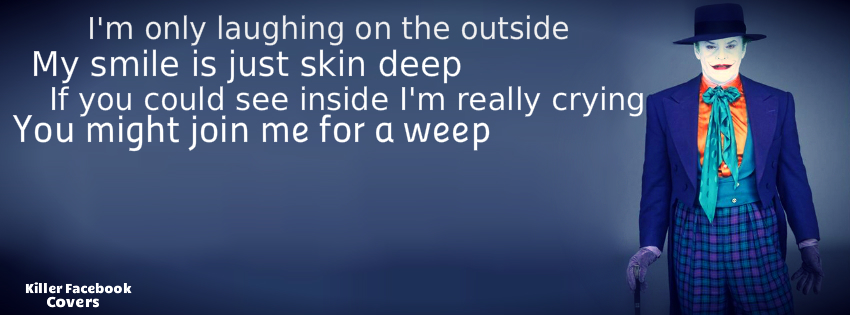 Killer Facebook Covers: Batman (1989) - The Joker's Poem