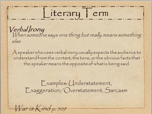 Miss Moats's English Class: Unit 4: Lesson 3: A Mystery of Heroism, War ...