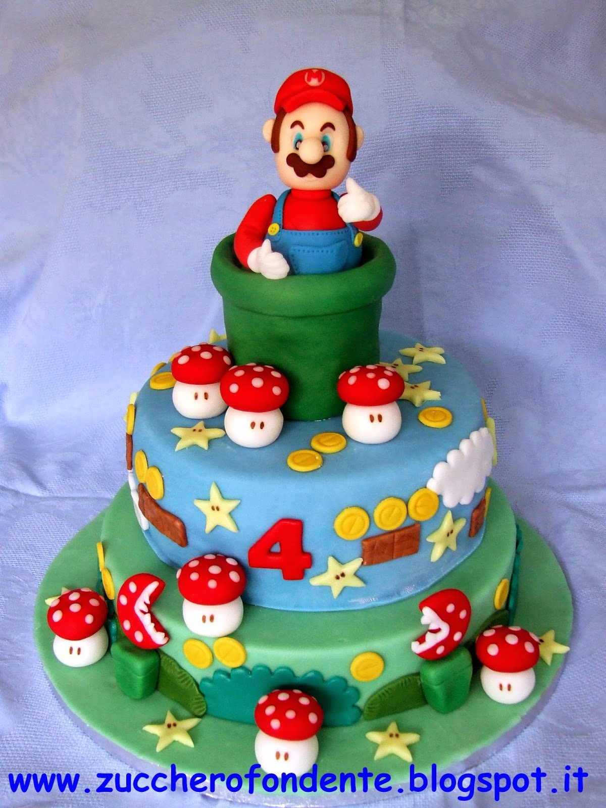 zuccherofondente: Torta Super Mario!!!!!