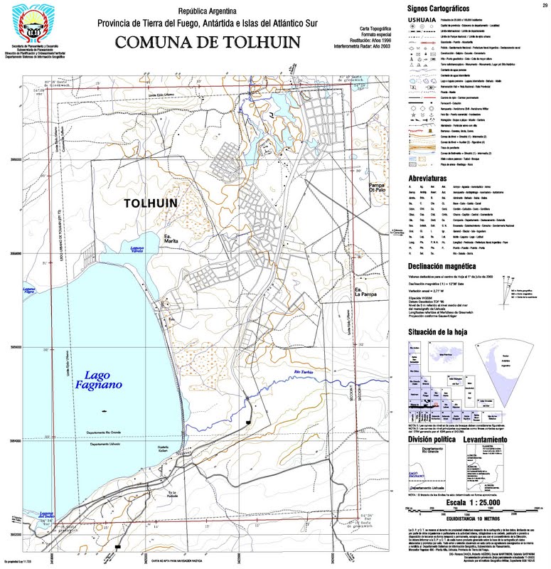 Cartografía de Tierra del Fuego, Antártida e Islas del Atlántico Sur ...