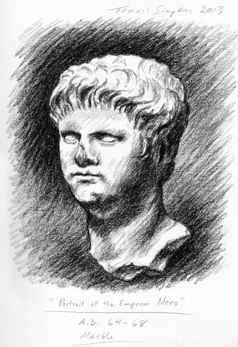 Worcester Art Museum: Sketches by Travis Simpkins: Ancient Roman ...