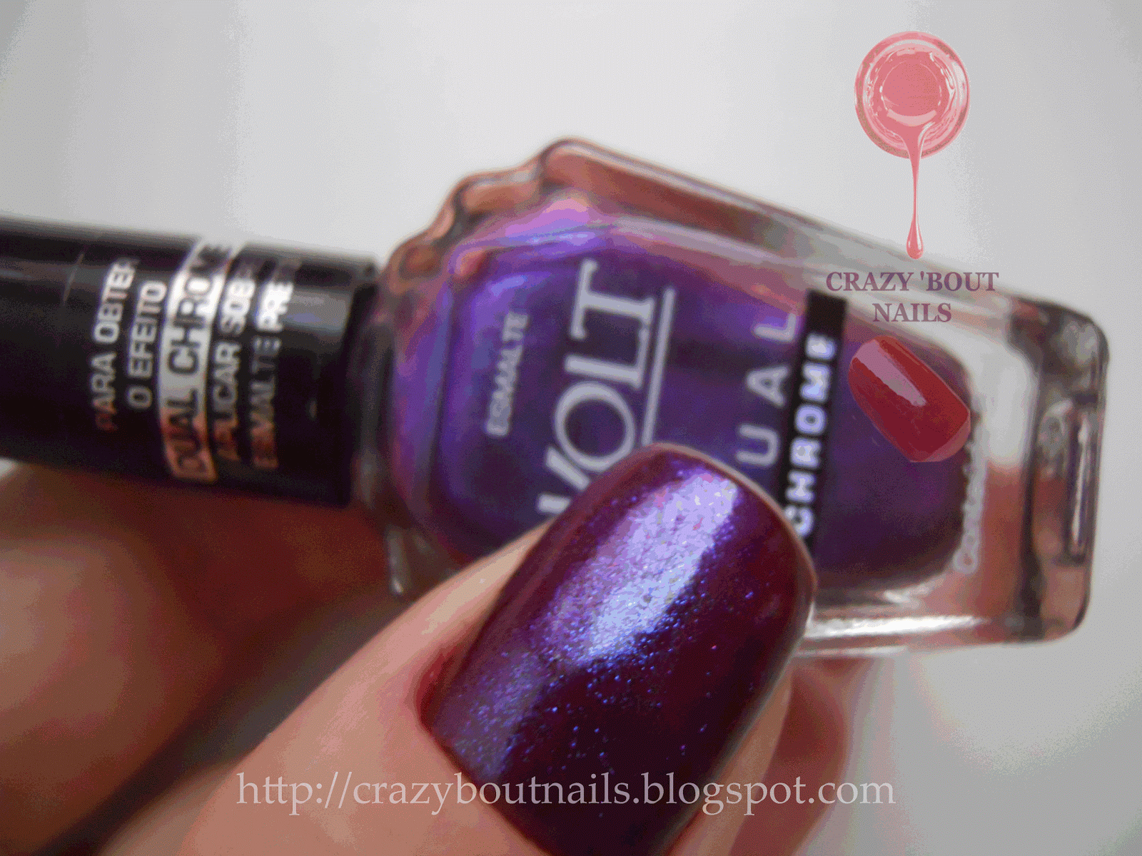 Crazy 'bout nails: SWATCHES DOS MARAVILHOSOS KOLT DUAL CHROME + 2 ...
