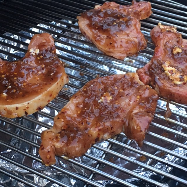 Sticky Pork Chop Recipe from a #BranstonBBQ