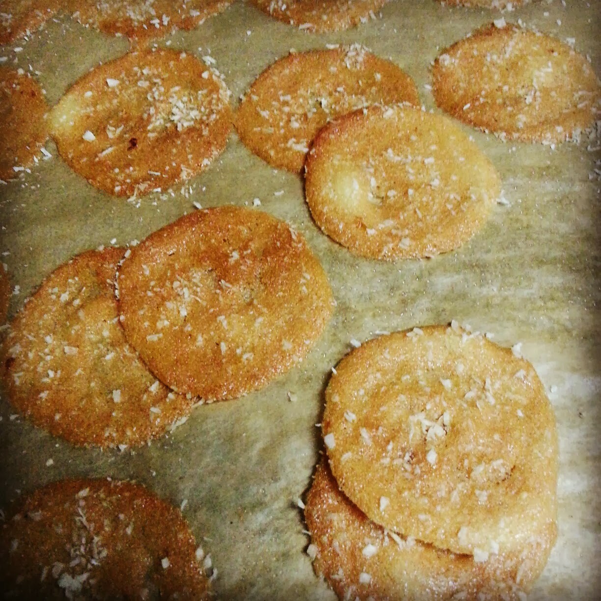 Waltzing butterflies: Delicate coconut crisps