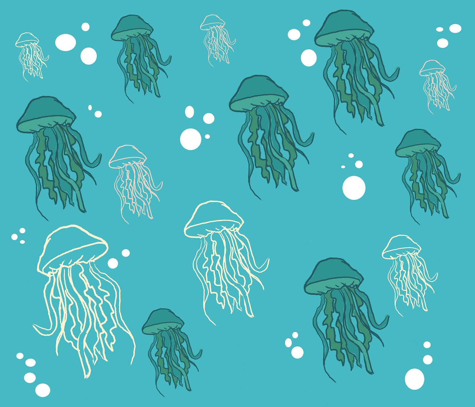 Samantha Weyant: Jellyfish Fabric Desigin