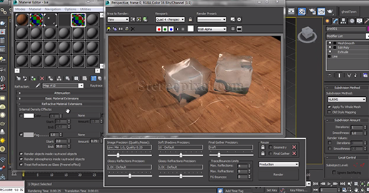 Stereopixol: Creating Ice Cube in Autodesk 3Ds Max