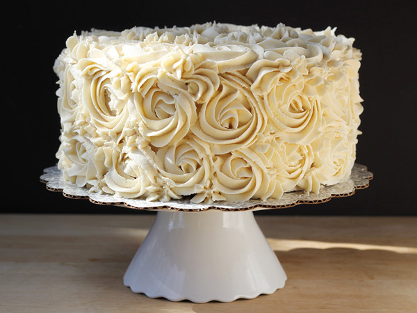 Cookistry: Almond Caramel Rose Cake