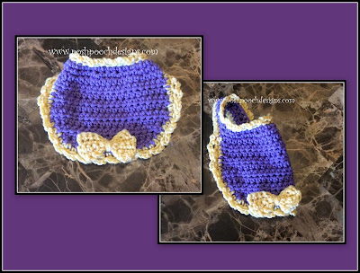 Posh Pooch Designs : Lacy Dog Bib For The Girls Crochet Pattern | Posh ...