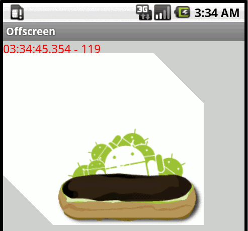 yamachan's Android Development: SurfaceViewを試す (SurfaceView Example)